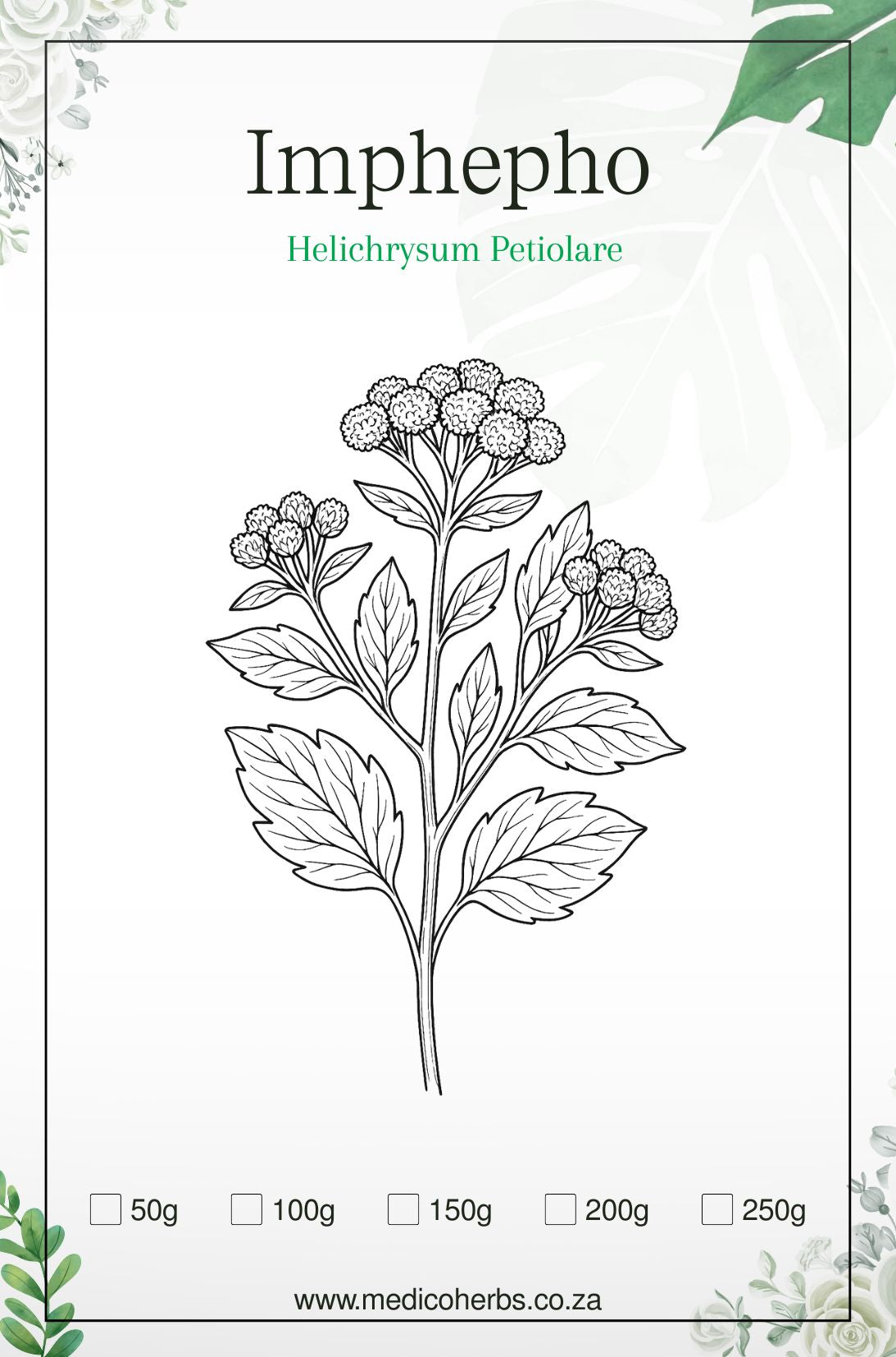 Imphepho dried herb